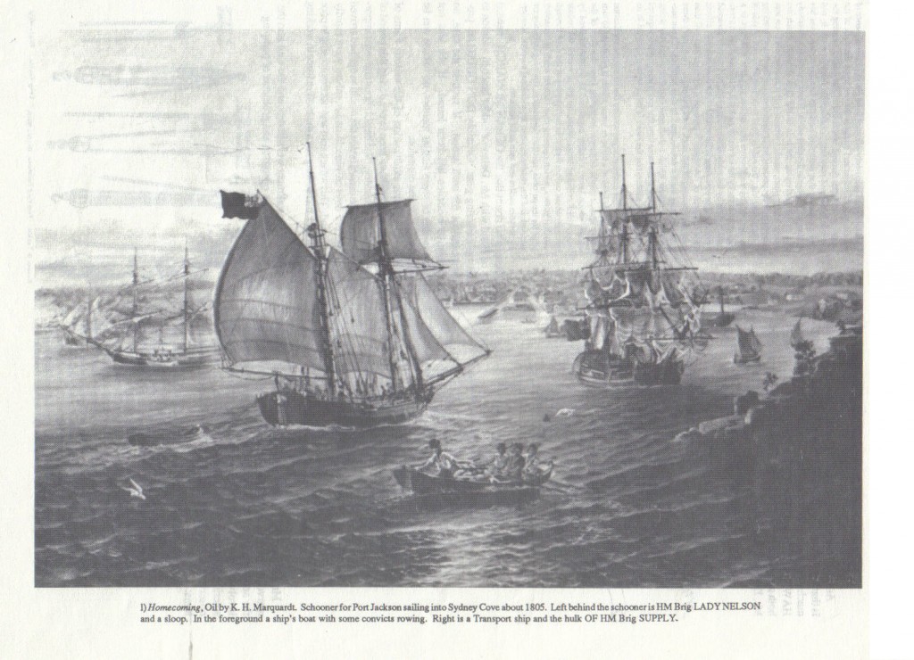 Schooner for Port Jackson – again. | Karl Heinz Marquardt F.A.S.M.A.